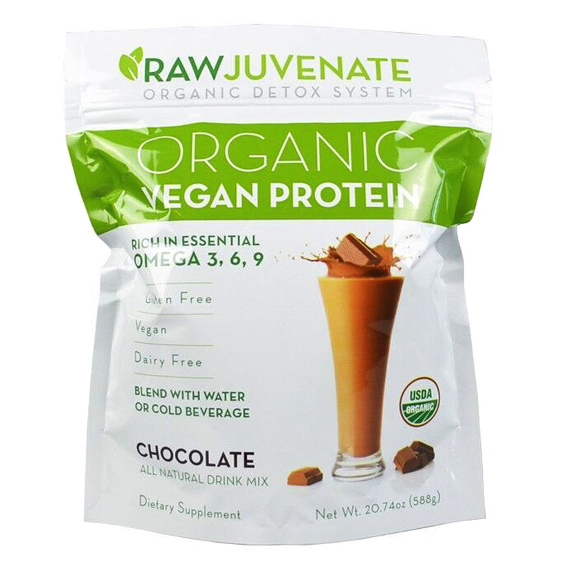 RAWJUVENATE | Organic Vegan Protein Chocolate Flavor – RAW GREEN